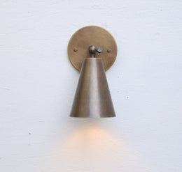 Handmade Adjustable Cone Wall Light