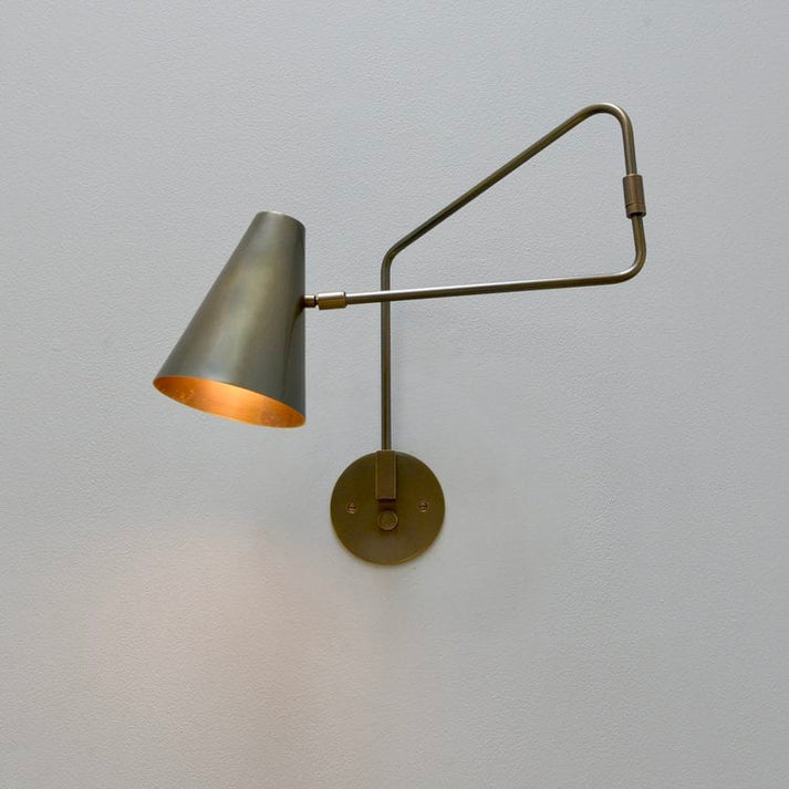 Handmade Brass Swing Wall Light | The Lighting Agency